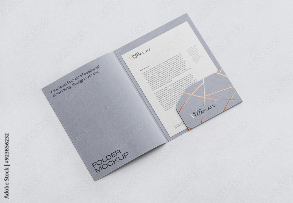 Folder Mockup Stock Template | Adobe Stock