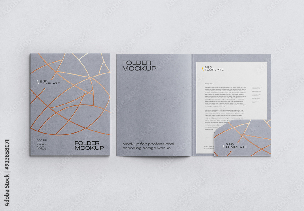 Folder Mockup Stock Template | Adobe Stock