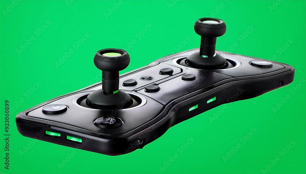 Animated Three-Button Controller- A futuristic and sleek animation of a ...