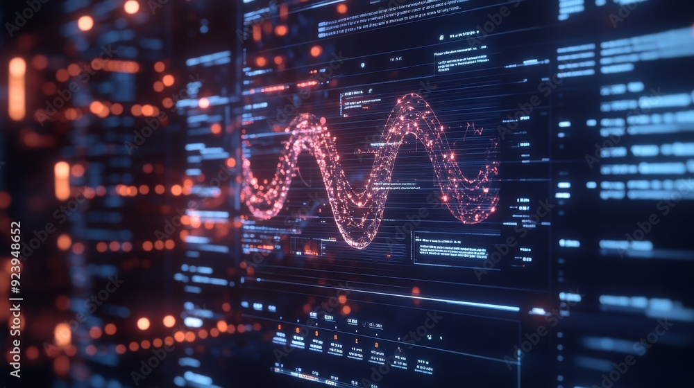 AI-Driven Genetic Analysis Interface: A digital platform showing ...