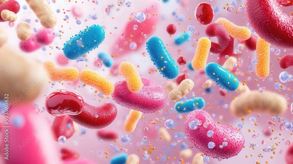 Visual representation of enzymes breaking down carbohydrates into ...