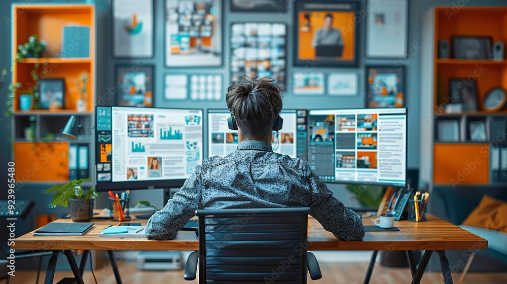 Remote access and collaboration tools design featuring video ...
