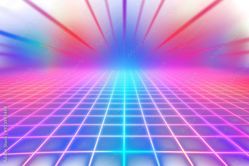 PNG Retro futuristic grid overlay effect, transparent background Stock ...