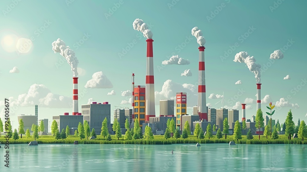 Depict the benefits of carbon credits in a visual format, illustrating ...