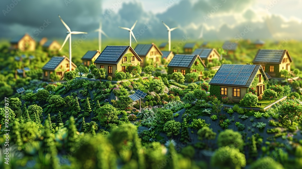Visualize the role of renewable energy in combating global warming with ...