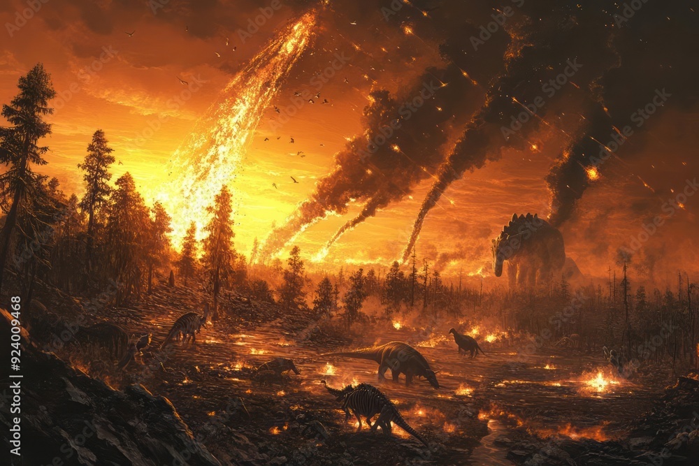 Permian-Triassic extinction and the Cretaceous-Paleogene extinction, impact on life and the ...