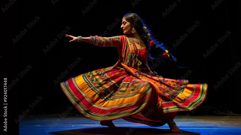 Kathak dance features intricate footwork and expressive storytelling ...