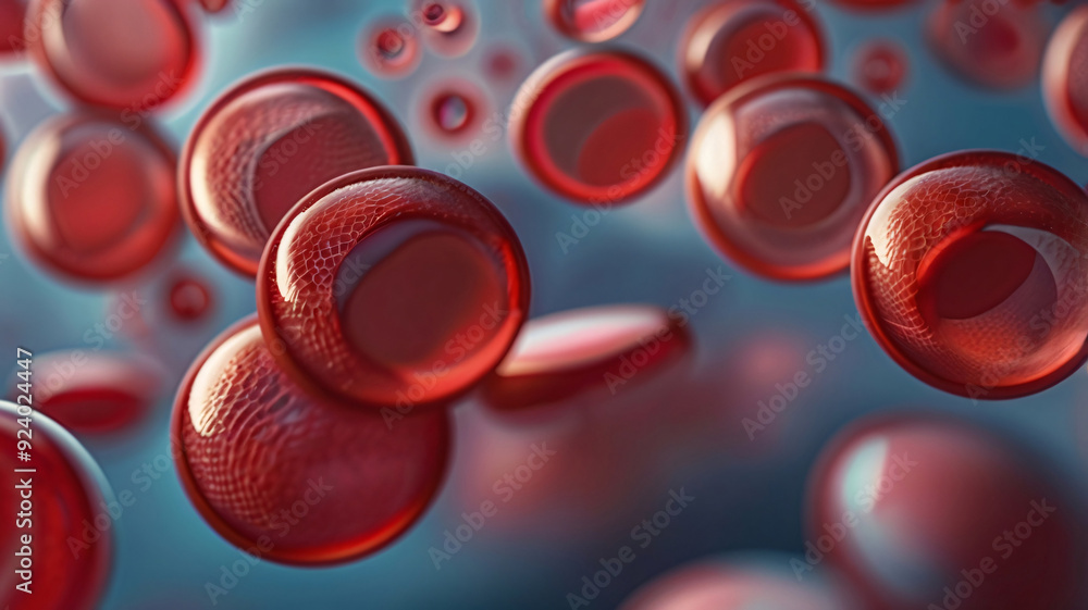 Anemia Deficiency in Red Blood Cells Stock Illustration | Adobe Stock