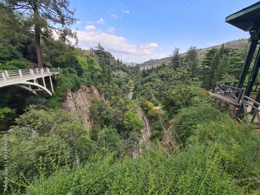 nature area photography, cliff view in tbilisi, georgia Stock Photo ...