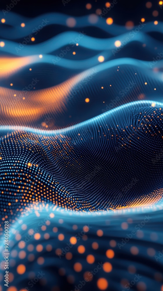 Hyperrealistic 3D background with dimensional lighting effects and ...