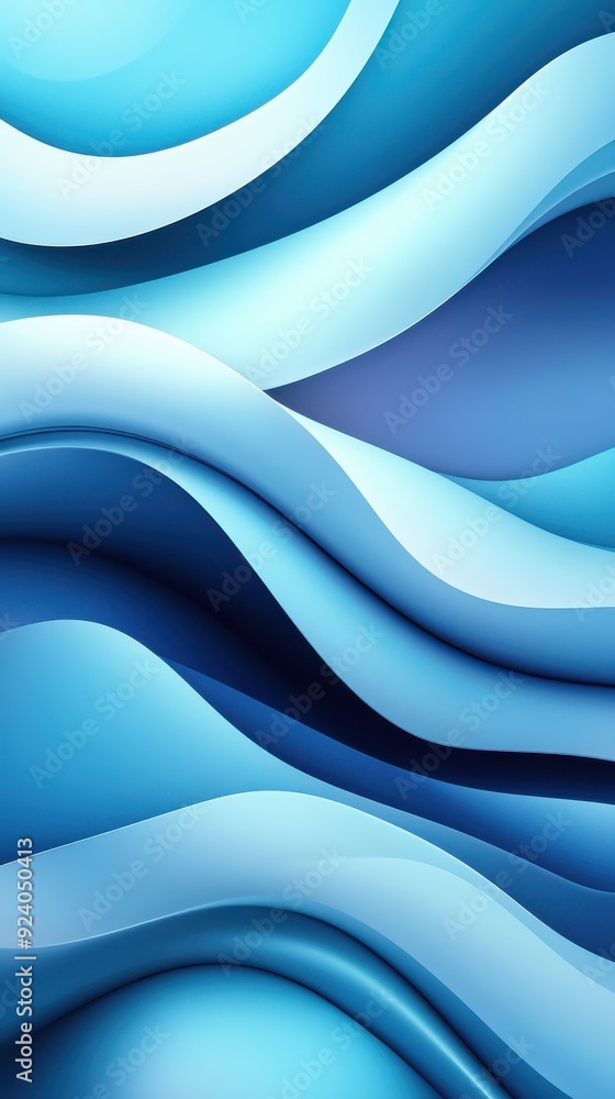 2D animation with smooth gradients and flowing shapes, evoking a sense ...