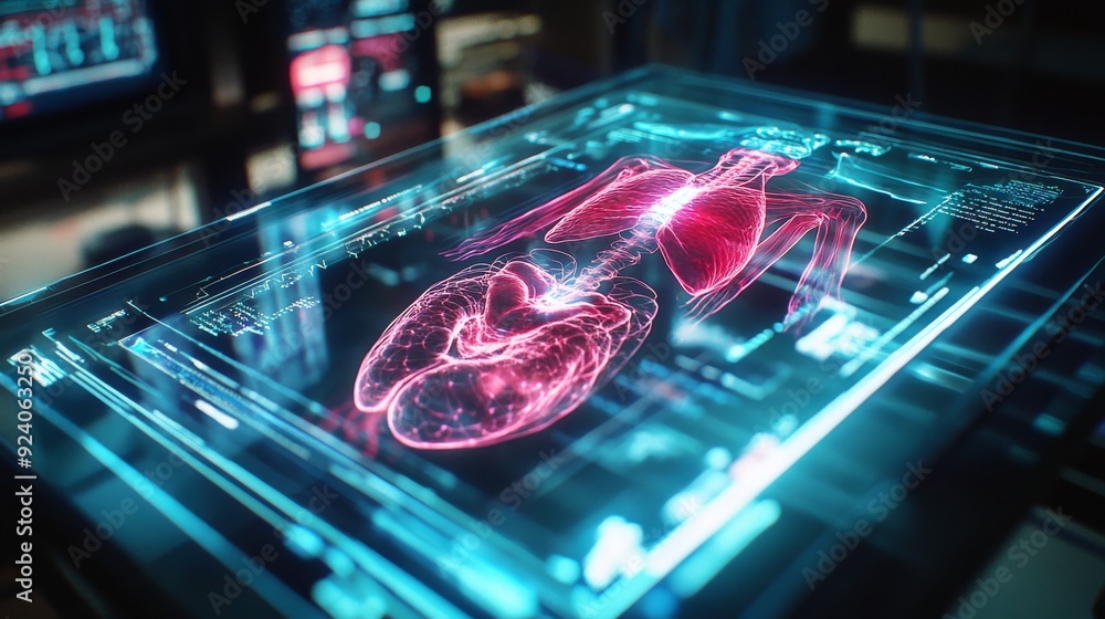 Holographic Medical Imaging: 3D holographic display of a patient's ...