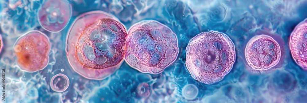 Microscopic View of Oocytes in Leptotene and Pachytene Stages of ...