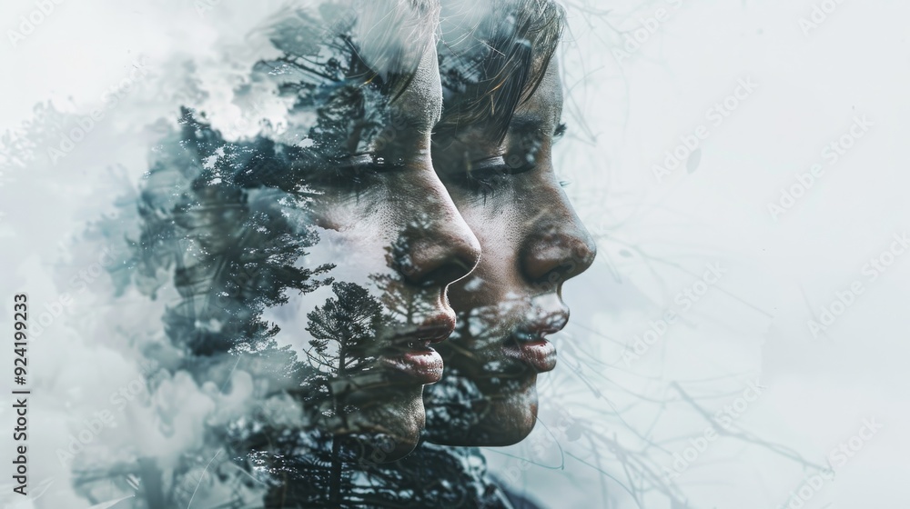 Double Exposure Photography Blending Human Subjects with Nature ...