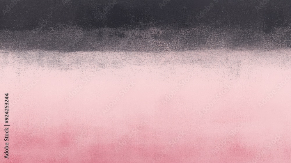 Blending pink and grey paint on canvas creates a mesmerizing abstract ...