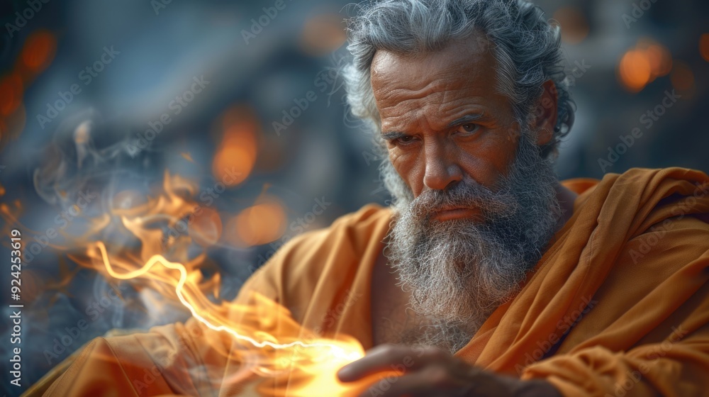 Mighty Ruler: Zeus, Greek god of heavens, thunder and lightning, ruler ...