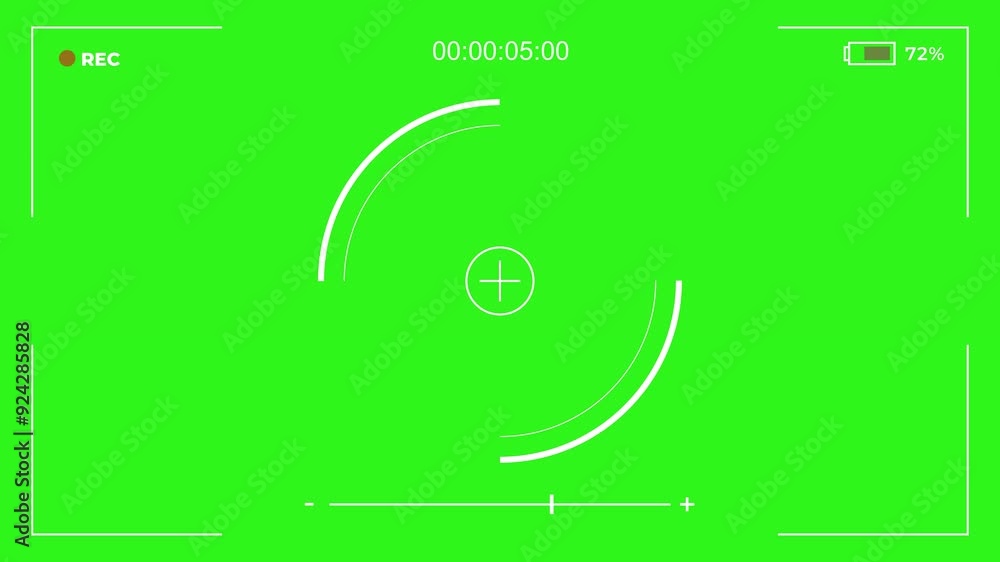 Green Screen Camera viewfinder, Video Camera Recording Screen, Camera ...