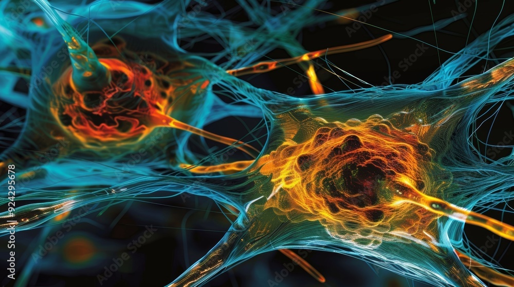 A bold and dynamic image features sharp edges and lines reminiscent of ...