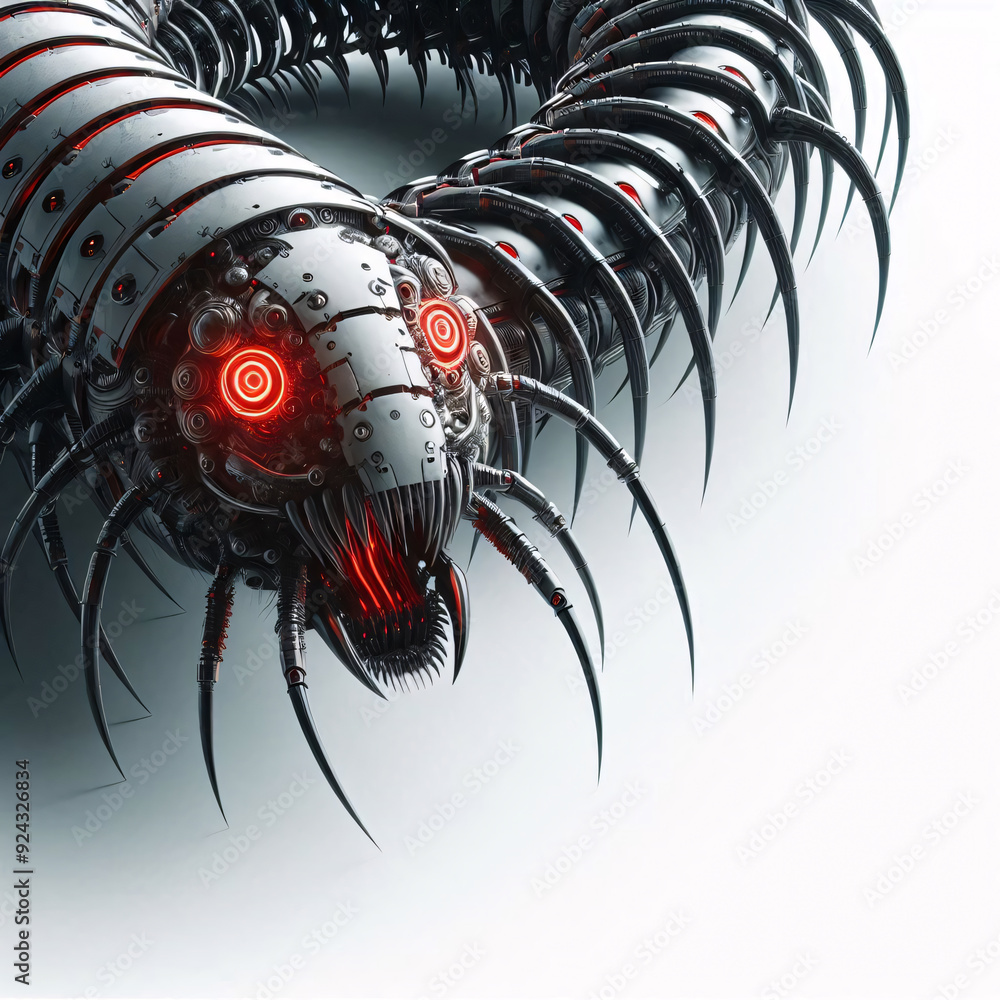 CENTIPEDE robot, a robotic monster cybernetic predator machine from Sci ...