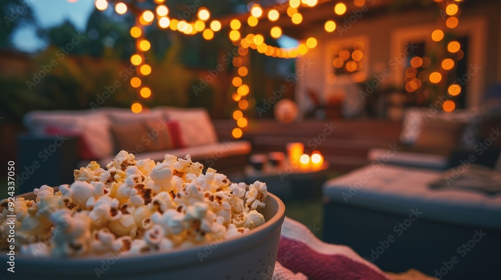 Outdoor Movie Night: Host a movie night by setting up a projector and ...