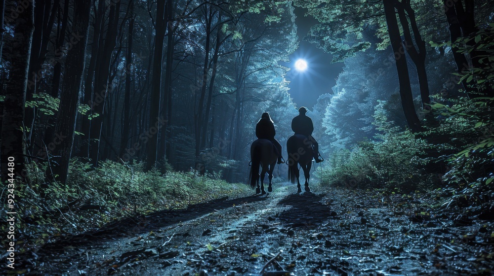 Nighttime Horseback Riding: Go horseback riding in the moonlight ...