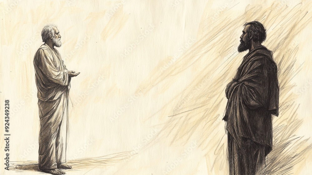 Biblical Wall Art, Leviticus, The Death of Nadab and Abihu, Aaron and ...