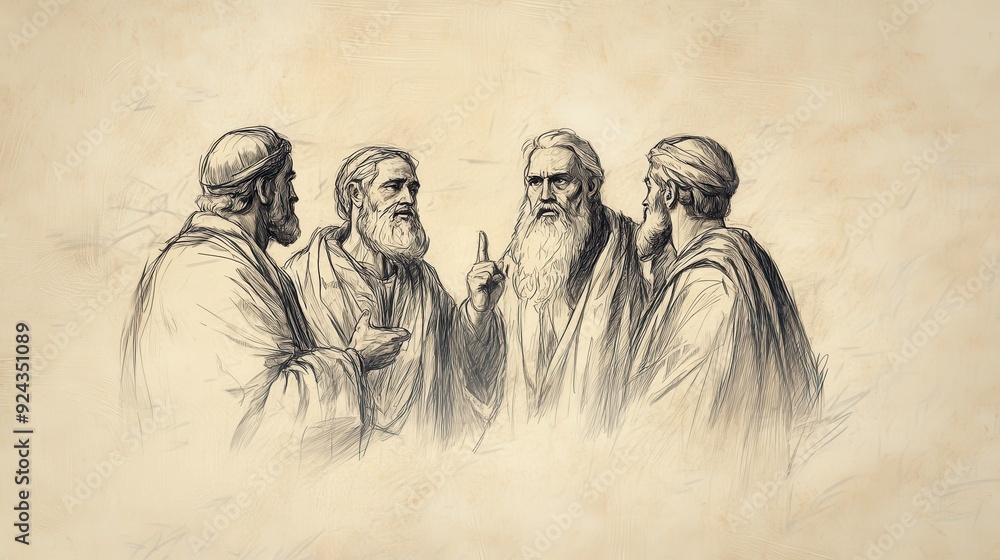 Bible Wall Art of Leviticus, The Ordination of Aaron and Sons, Moses ...
