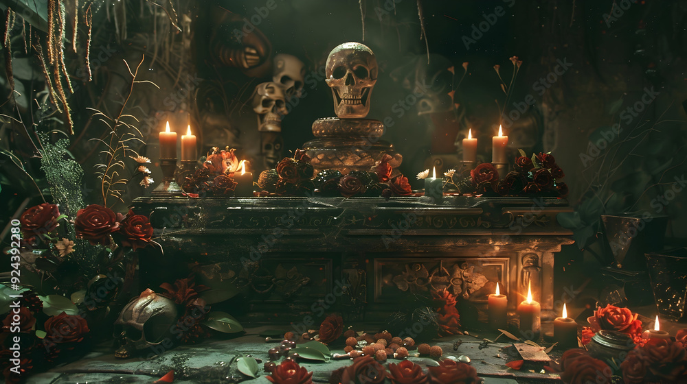 Sacrifice: The Altar and Offerings - Visualize an altar with offerings ...