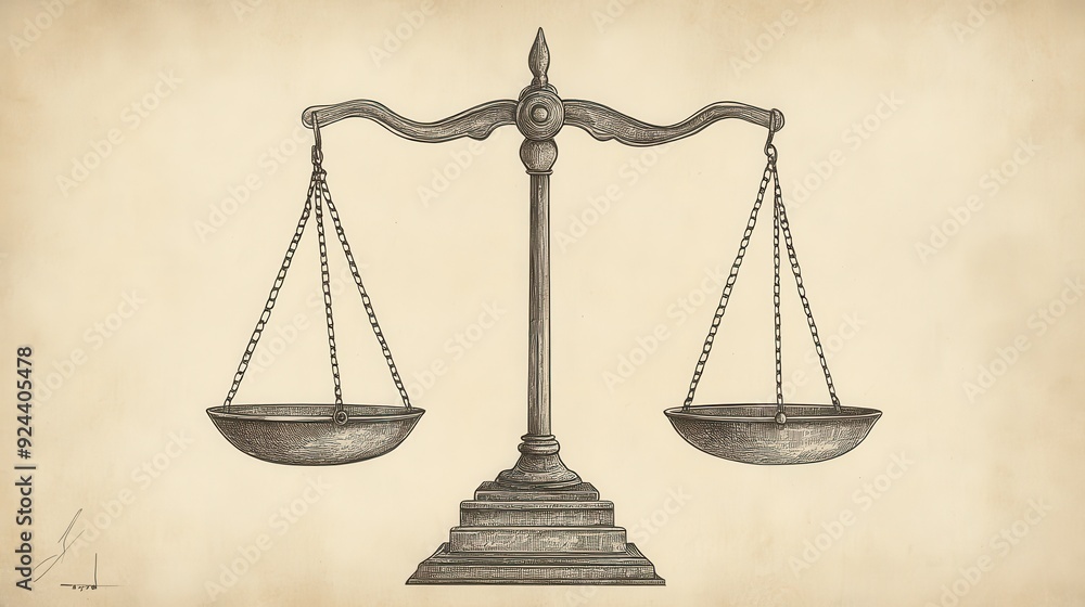 Deuteronomy's Symbolic Justice: Balance scales of justice with ...