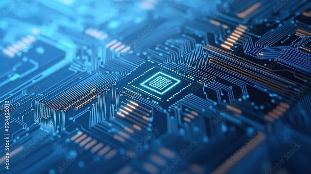 Abstract Representation Of Ai Detecting A Network Breach Cybersecurity
