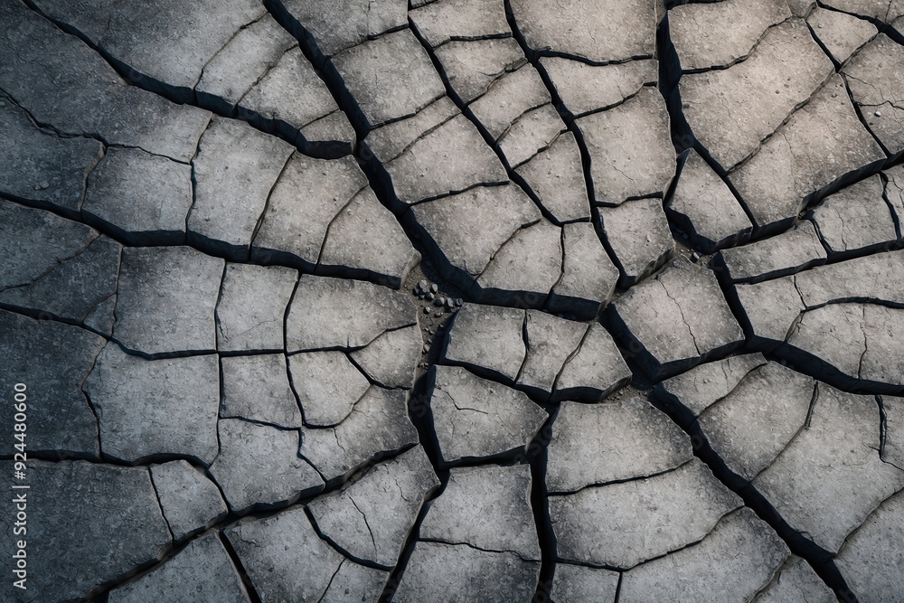 fractured ground texture featuring lines and surface damage effects ...