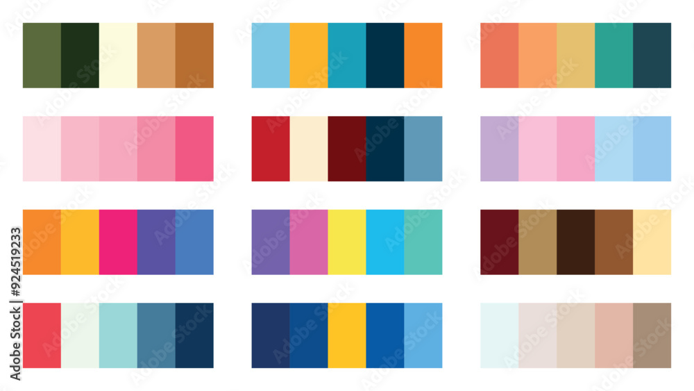 Color Palette – Vibrant and Artistic Color Schemes for Design, Branding ...