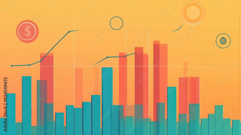 Annual financial progress 2025: Visual representation of revenue ...