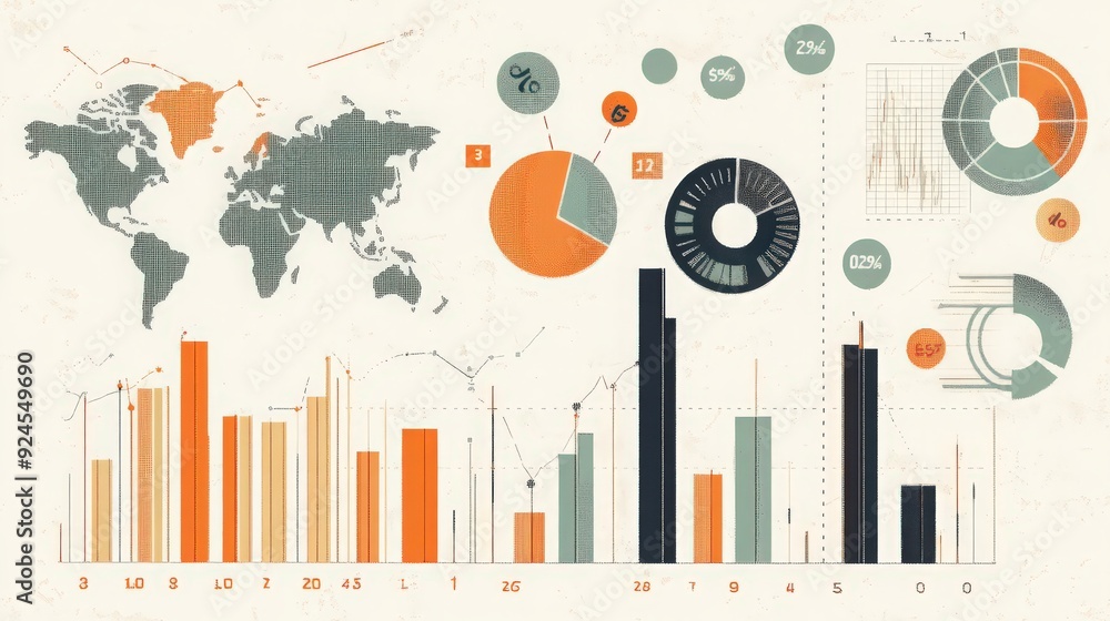 Annual financial progress 2025: Visual representation of revenue ...