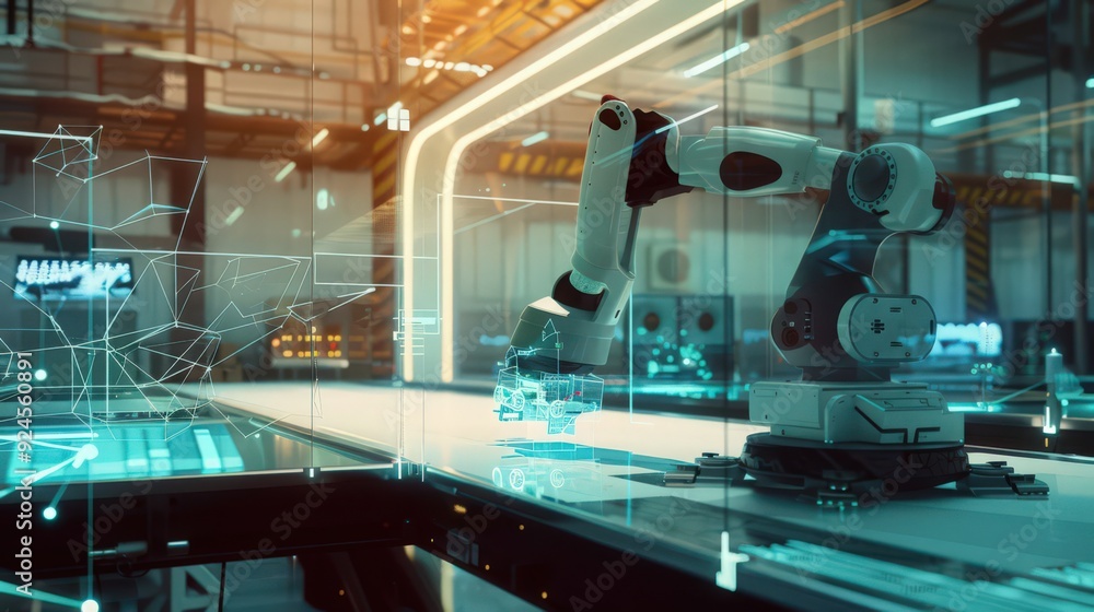 Illustration of a robotic simulation environment, showing how virtual ...