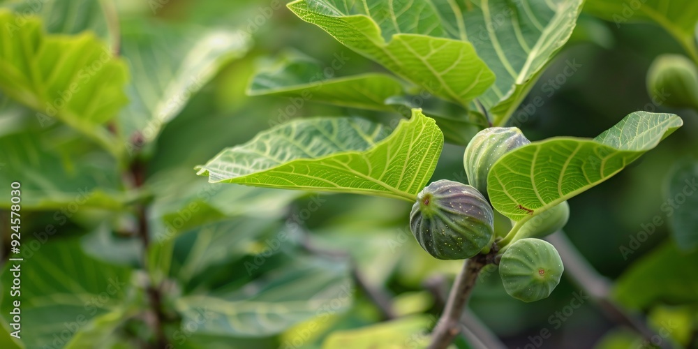 The tropical fig tree, a small yet widely spread species, thrives in ...