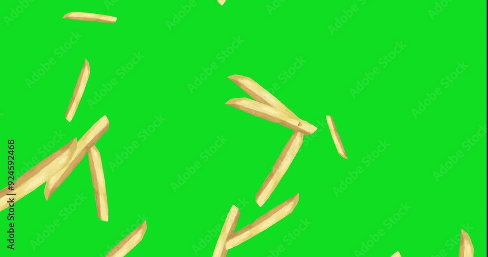 French fries. Pattern with roasted potato chips in deep fat. Fry oil ...