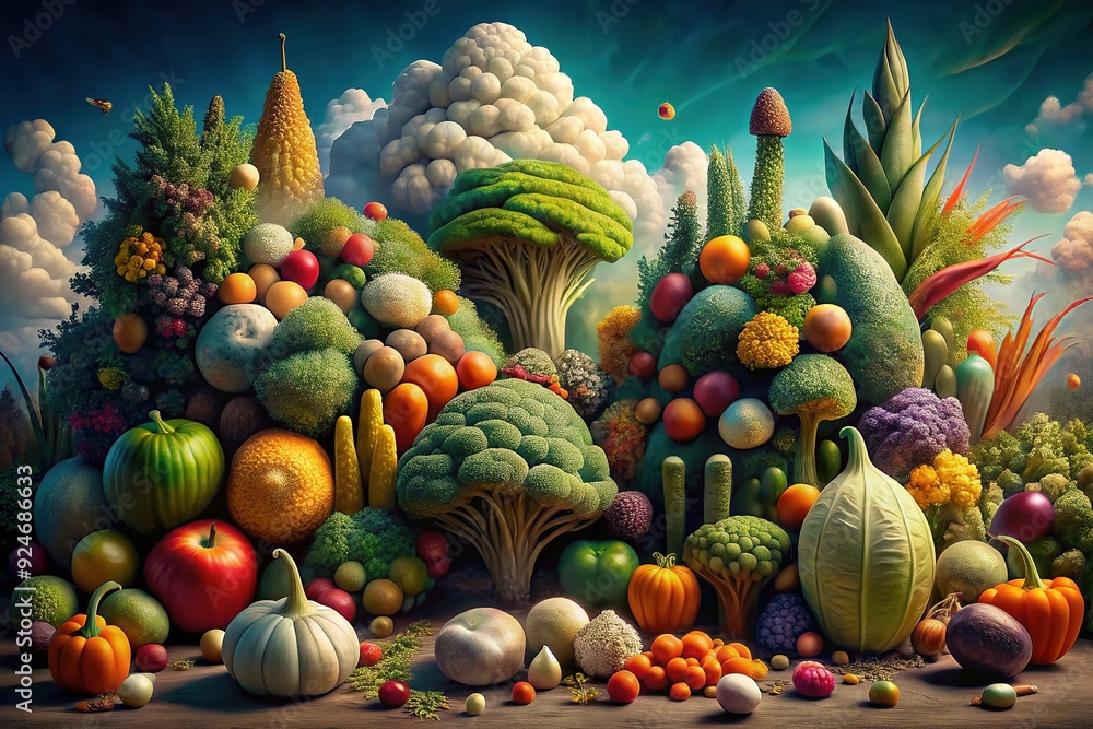 Surrealist Symphony of Vegetables: Unexpected juxtapositions ...