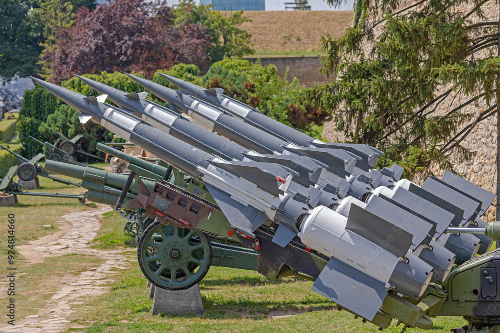 Land to Air Missile Launcher in Front of Military Museum at Kalemegdan ...