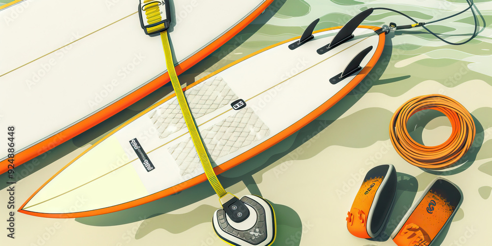 Surf's Up: Gear Up for an Exciting Surfing Experience - Visualize a set ...