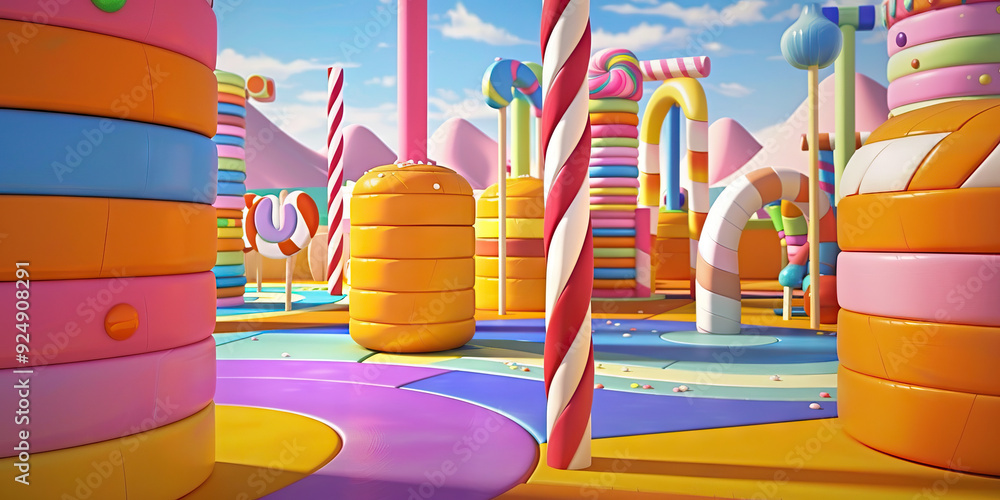 Candyland Carnival: A Sweet and Colorful Setting for Fun and Games ...