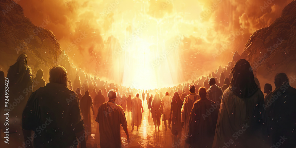 The Resurrection of the Dead: The Promise of New Life - Imagine a scene ...