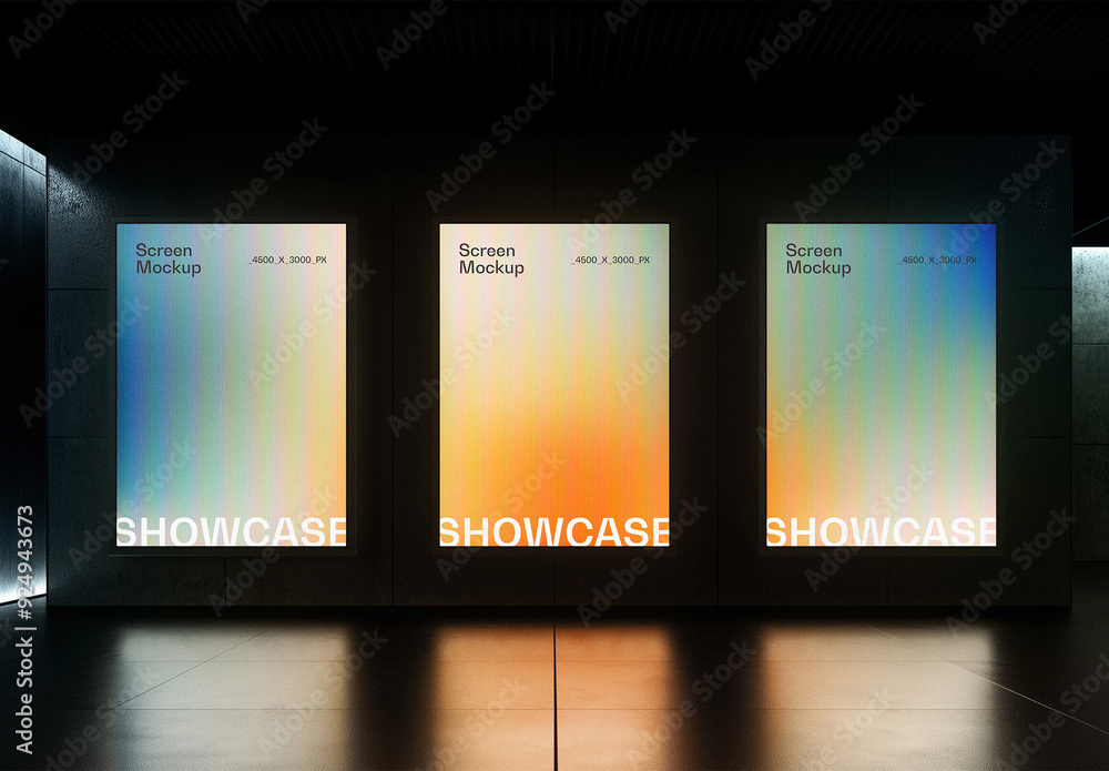 3 Screens Mockup Stock Template | Adobe Stock