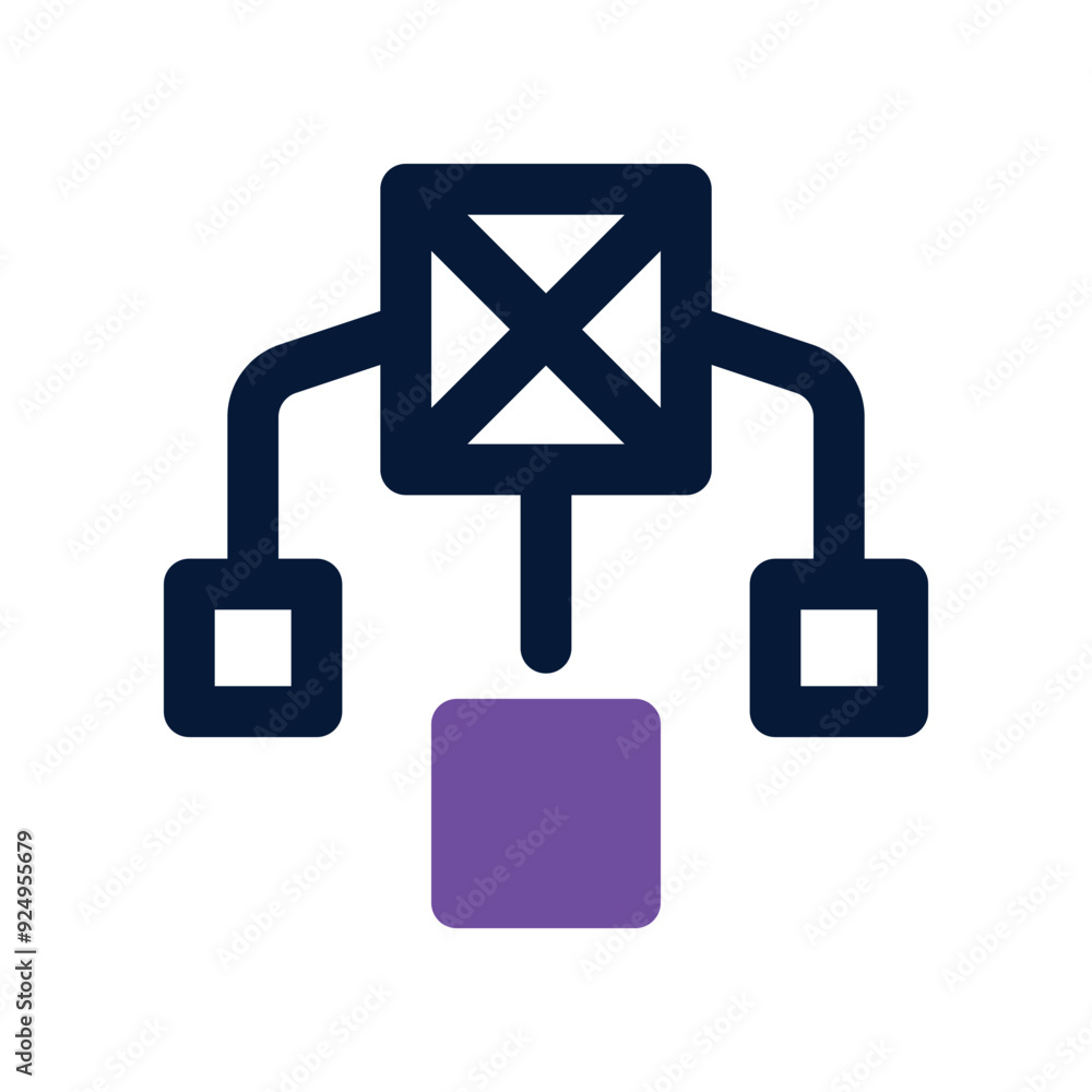 distribute icon. vector dual tone icon for your website, mobile ...