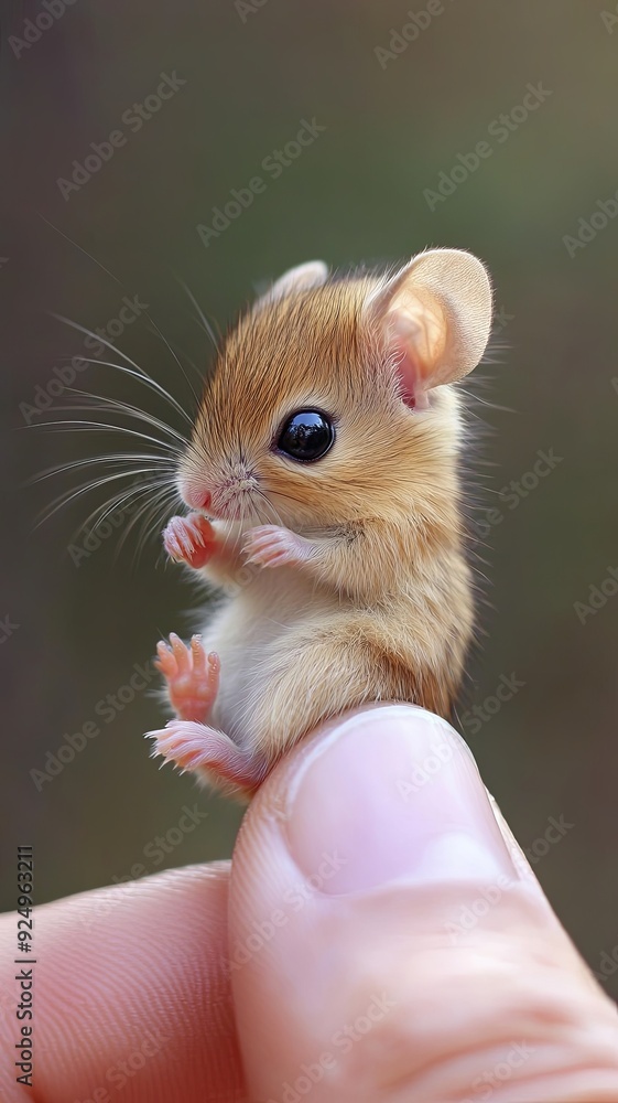 An incredibly detailed, 8K photorealistic depiction of a tiny baby ...