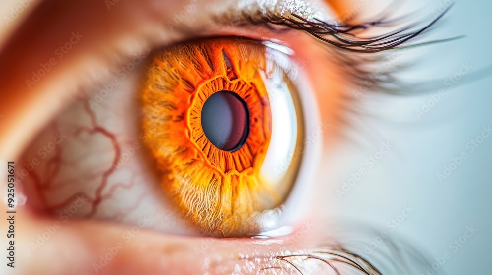 Exploring the Intricacies of Human Eye Anatomy: Detailed View of the ...
