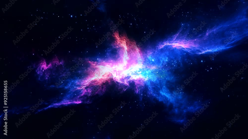 Seamless looping 4k time-lapse animation video background of vibrant ...