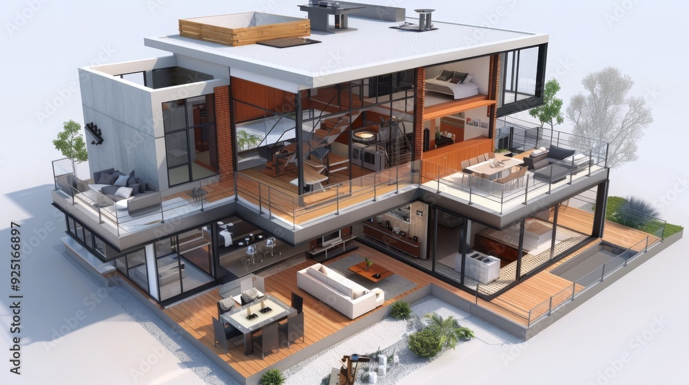 3D house rendering software , CAD software for house plans , house ...