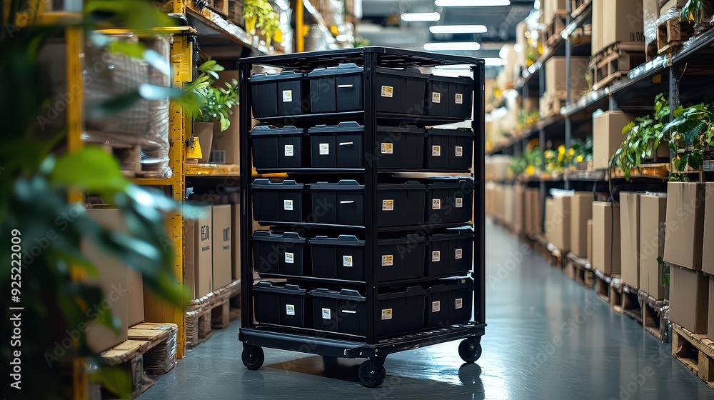 versatile rolling delivery cart with collapsible shelves, making it ...