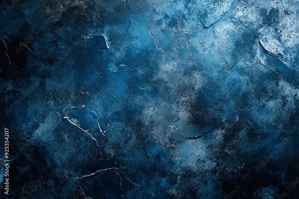 Distressed texture. Scratch lines. Blue color dark dust noisy overlay ...